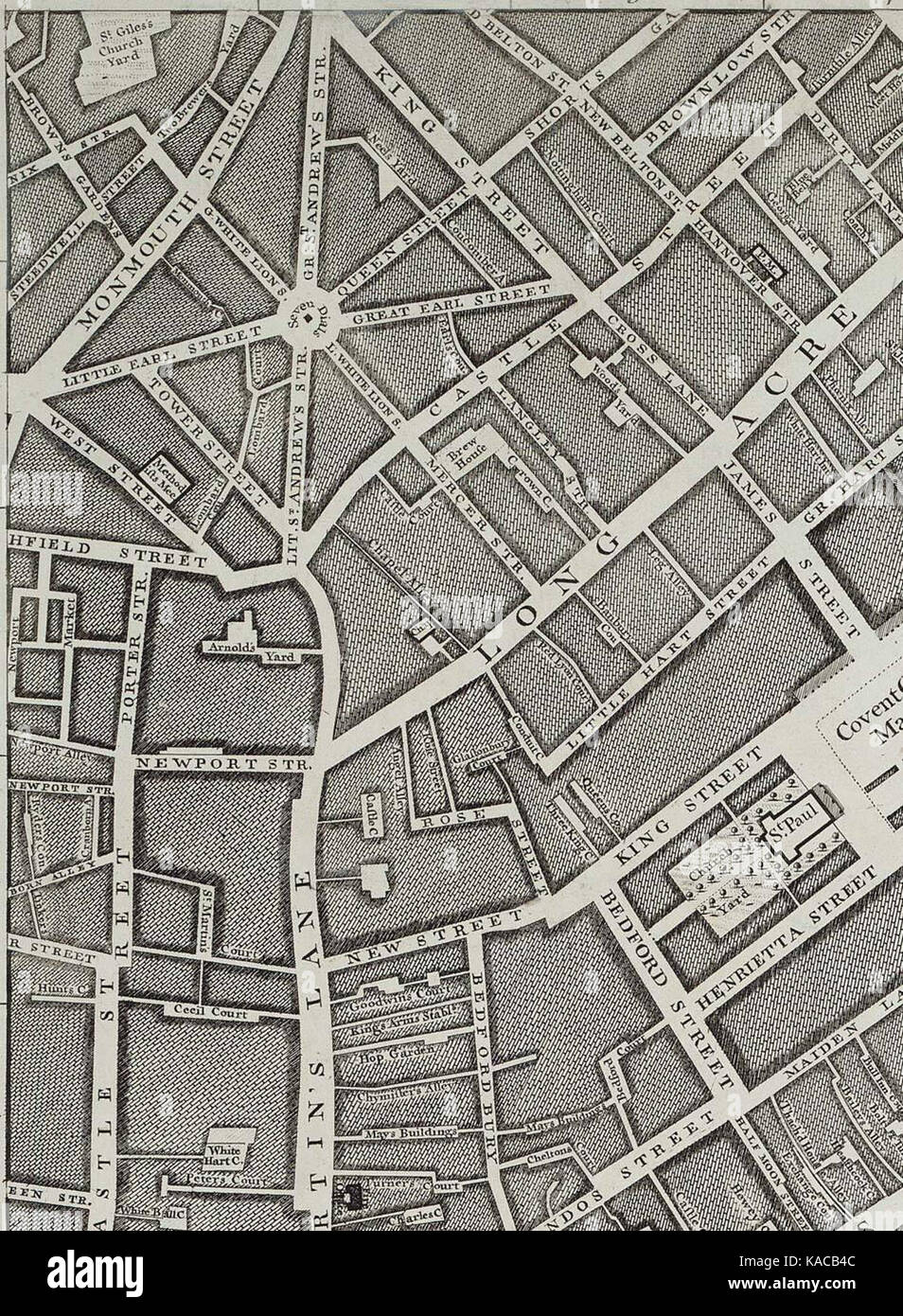 John rocque map hi-res stock photography and images - Alamy