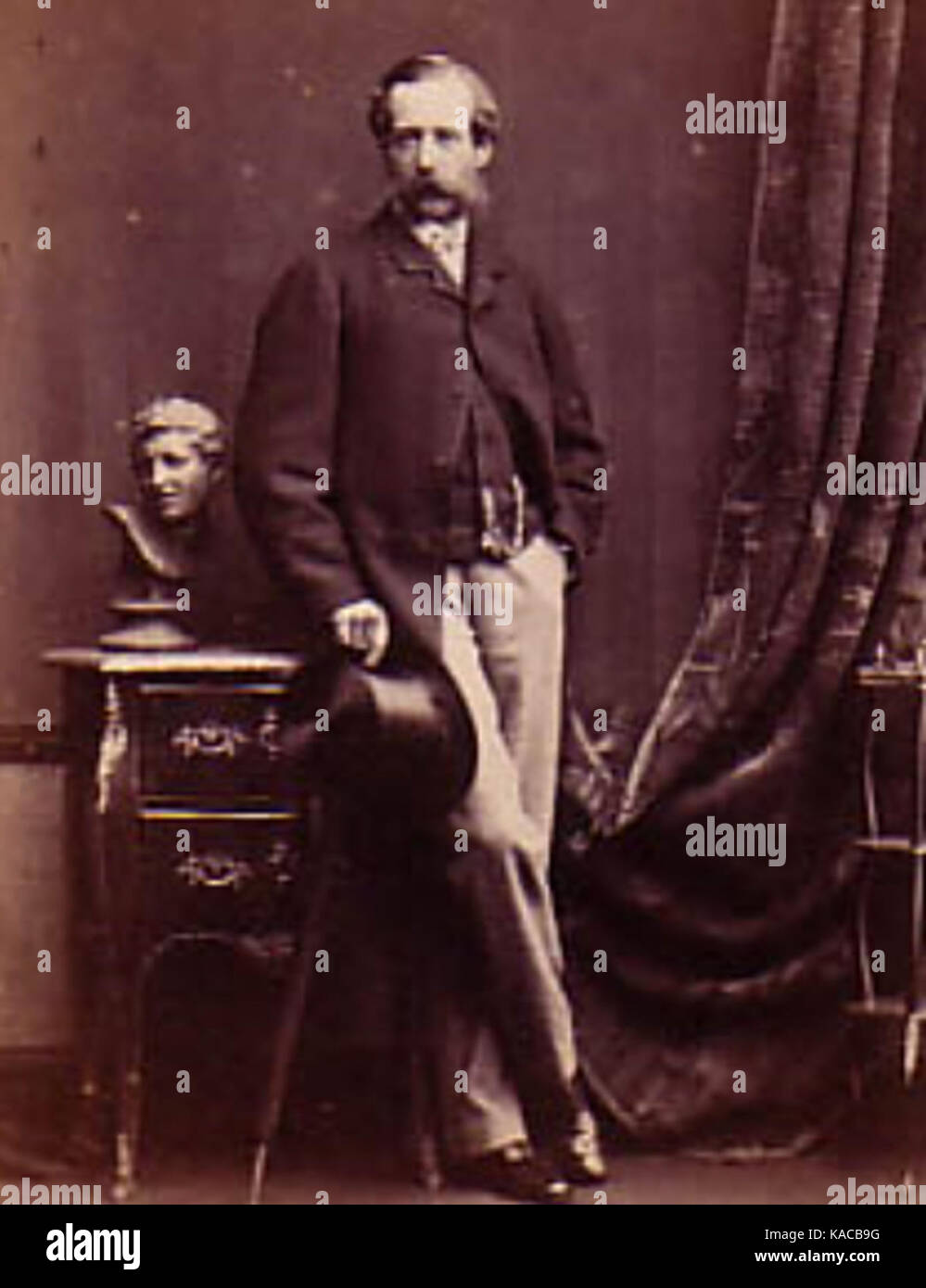 Sir George Elliott Tapps Gervis 3rd baronet Stock Photo - Alamy