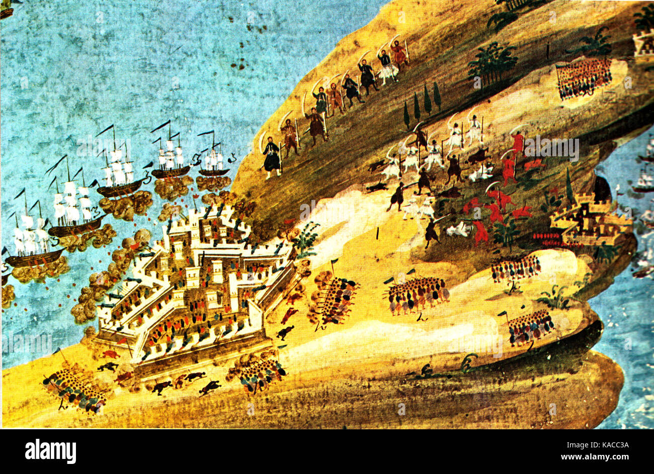 The battles of Crete Stock Photo - Alamy