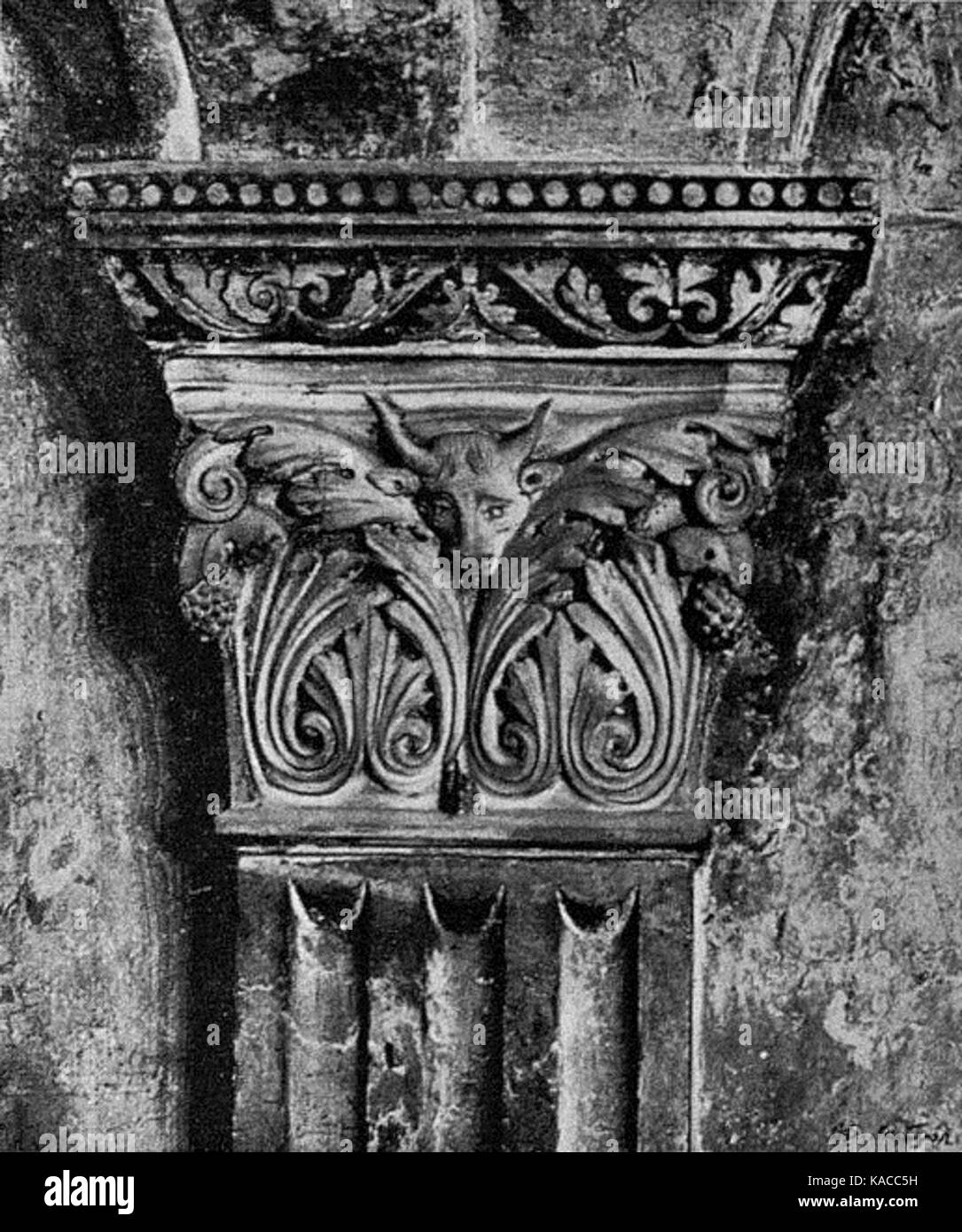 Saint Jean Chapiteau is an architectural feature of a church or ...