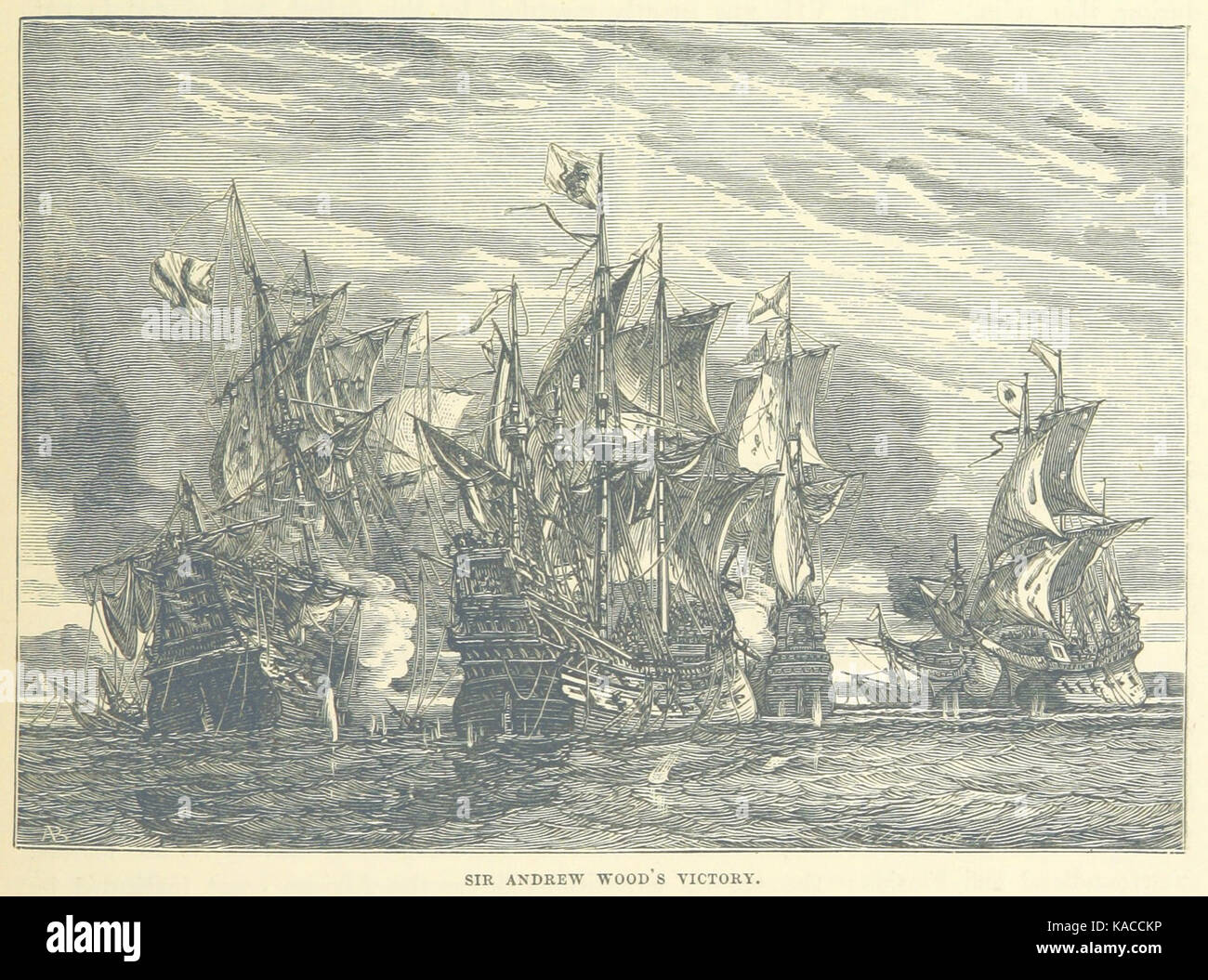 Sir Andrew Wood's Victory Stock Photo - Alamy