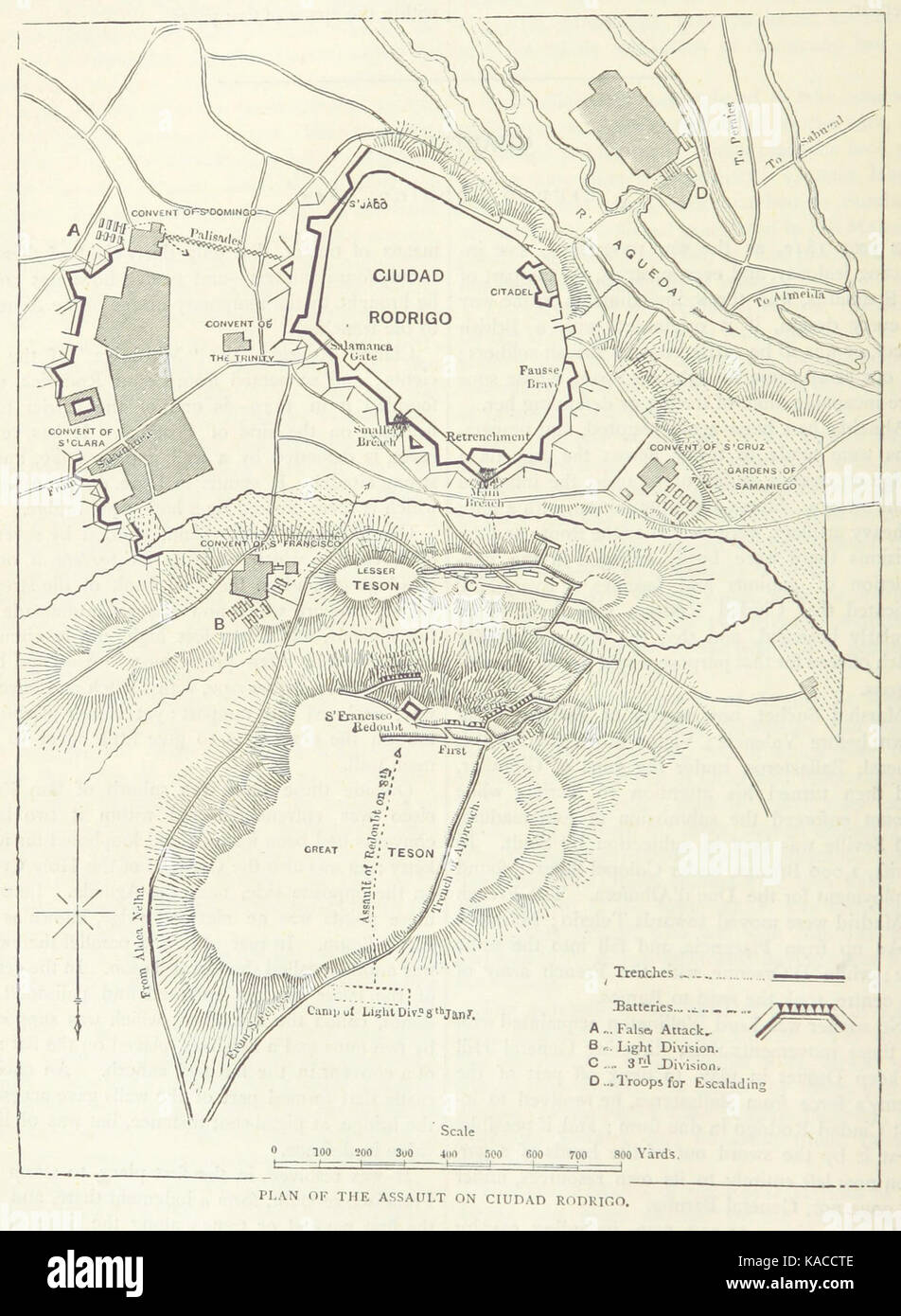 Map of ciudad rodrigo hi-res stock photography and images - Alamy