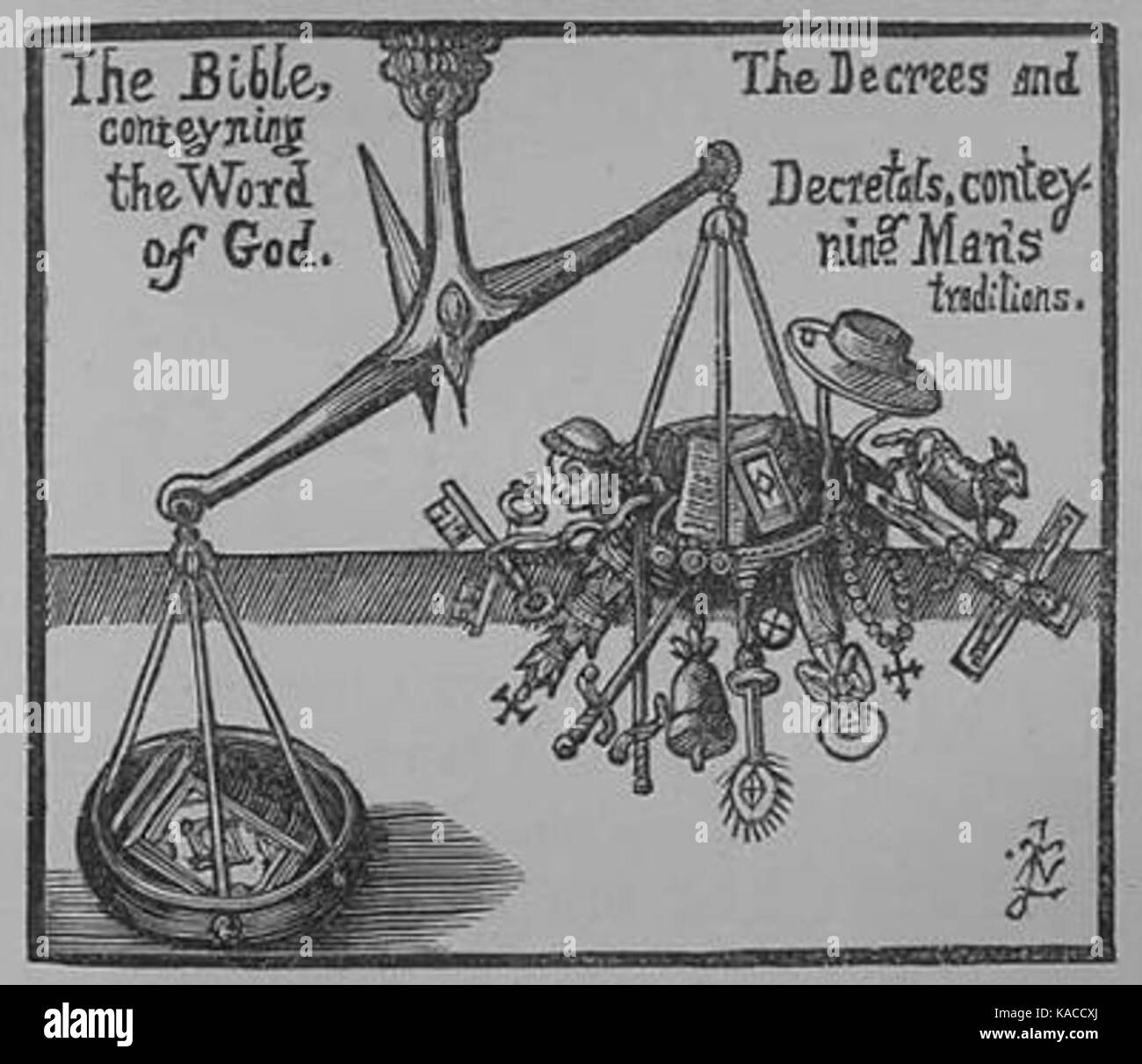 The Bible vs human traditions Stock Photo - Alamy