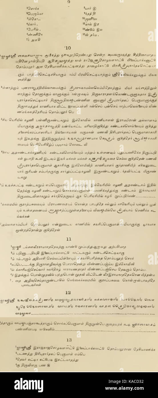 Tamil Inscriptions of the Domlur Chokkanathaswamy Temple, Bangalore ...