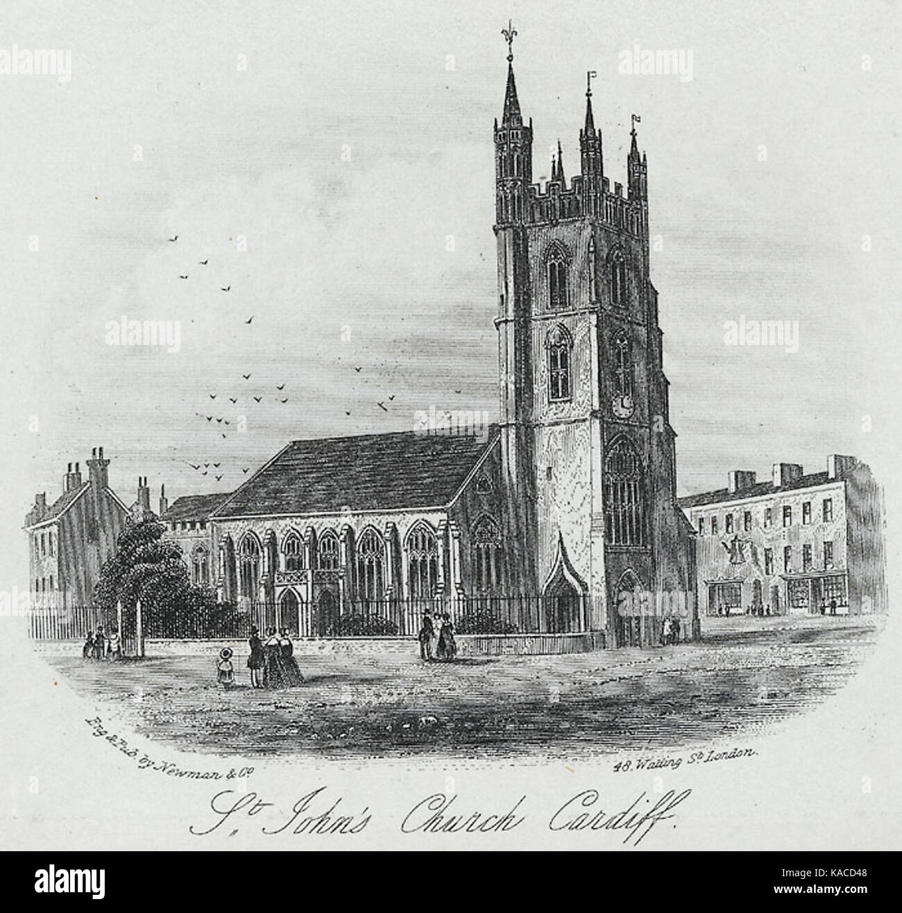 St. John's Church, Cardiff Stock Photo - Alamy