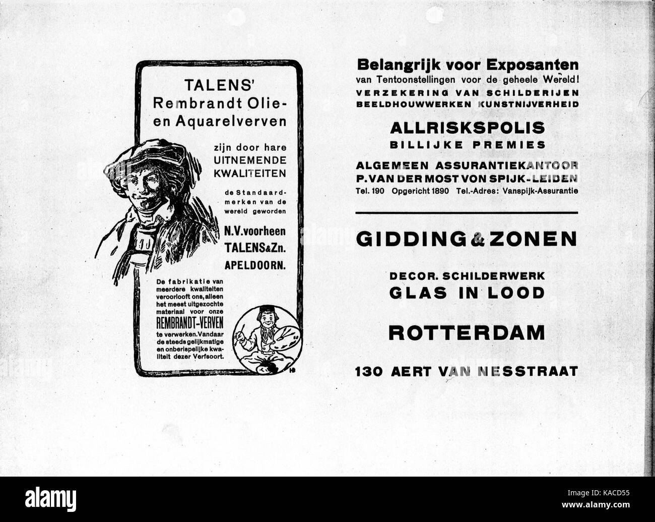 Stijl vol 04 nr 01 inner front cover Stock Photo - Alamy