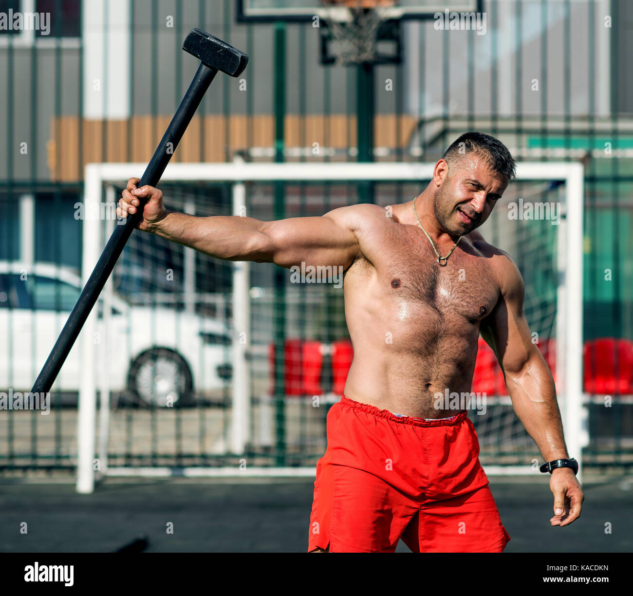 training men on the street Stock Photo - Alamy