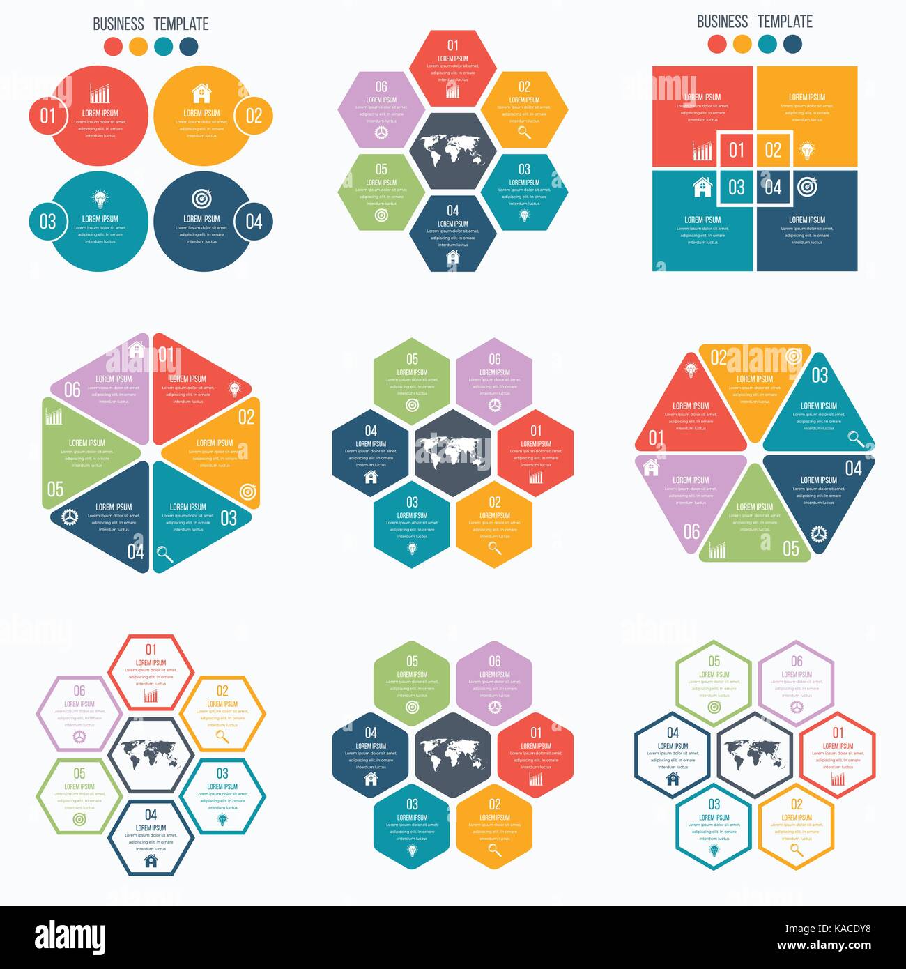 Set with infographics Stock Vector Image & Art - Alamy