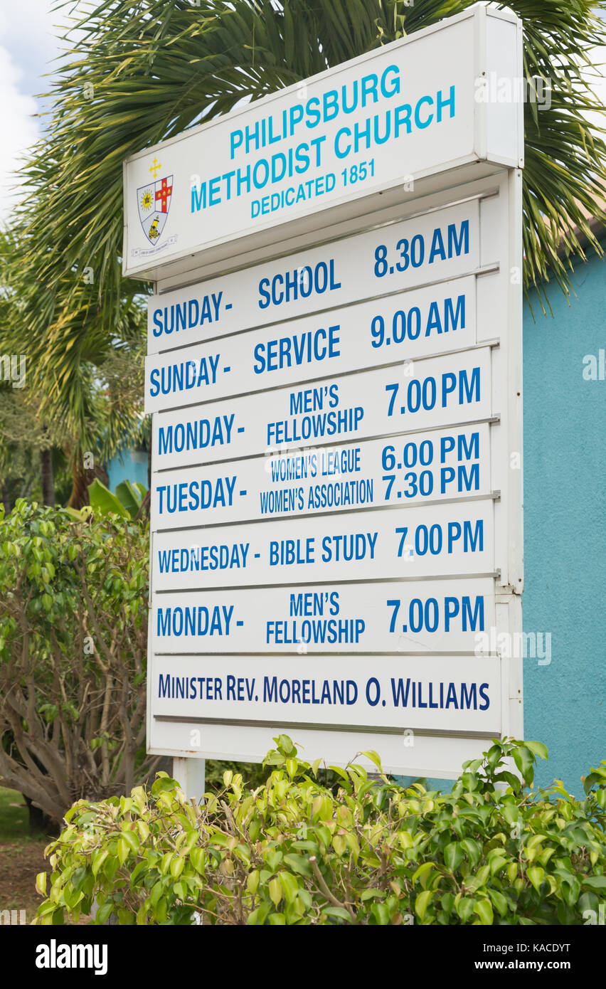 St maarten philipsburg sign hi-res stock photography and images - Alamy