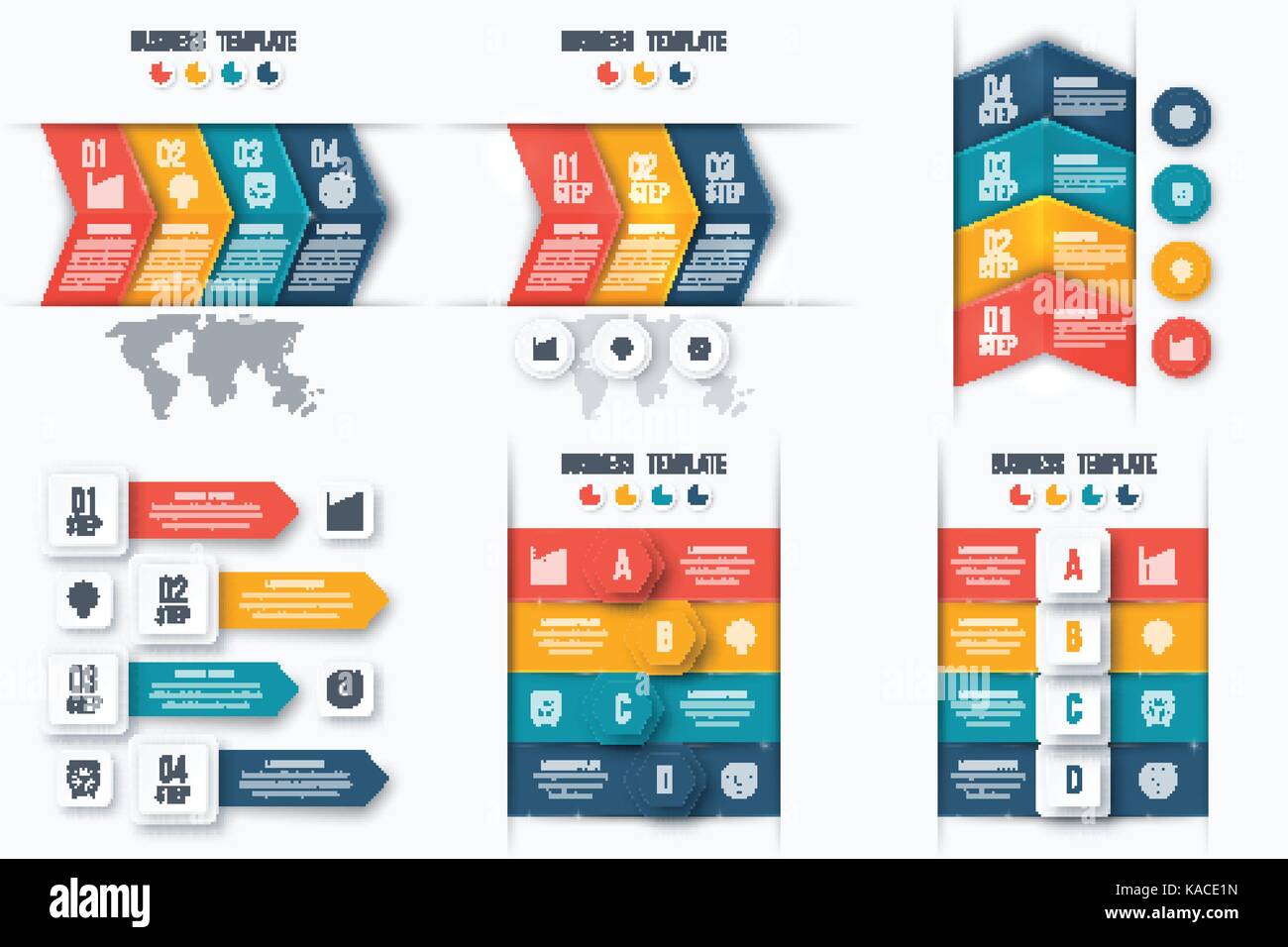 Set with infographics Stock Vector Image & Art - Alamy