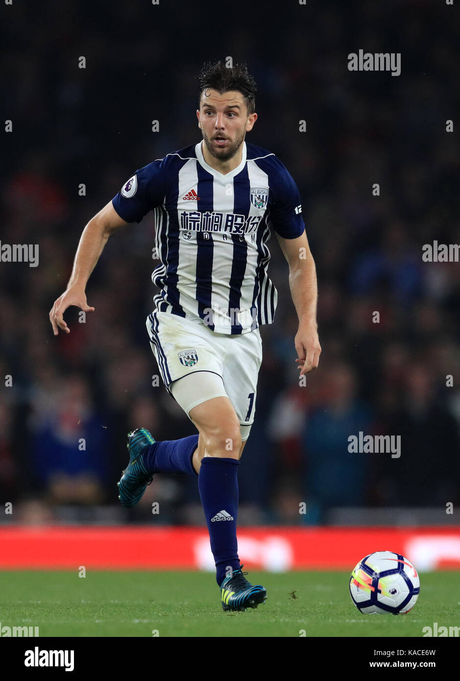 West Bromwich Albion's Jay Rodriguez during the Premier League match at ...