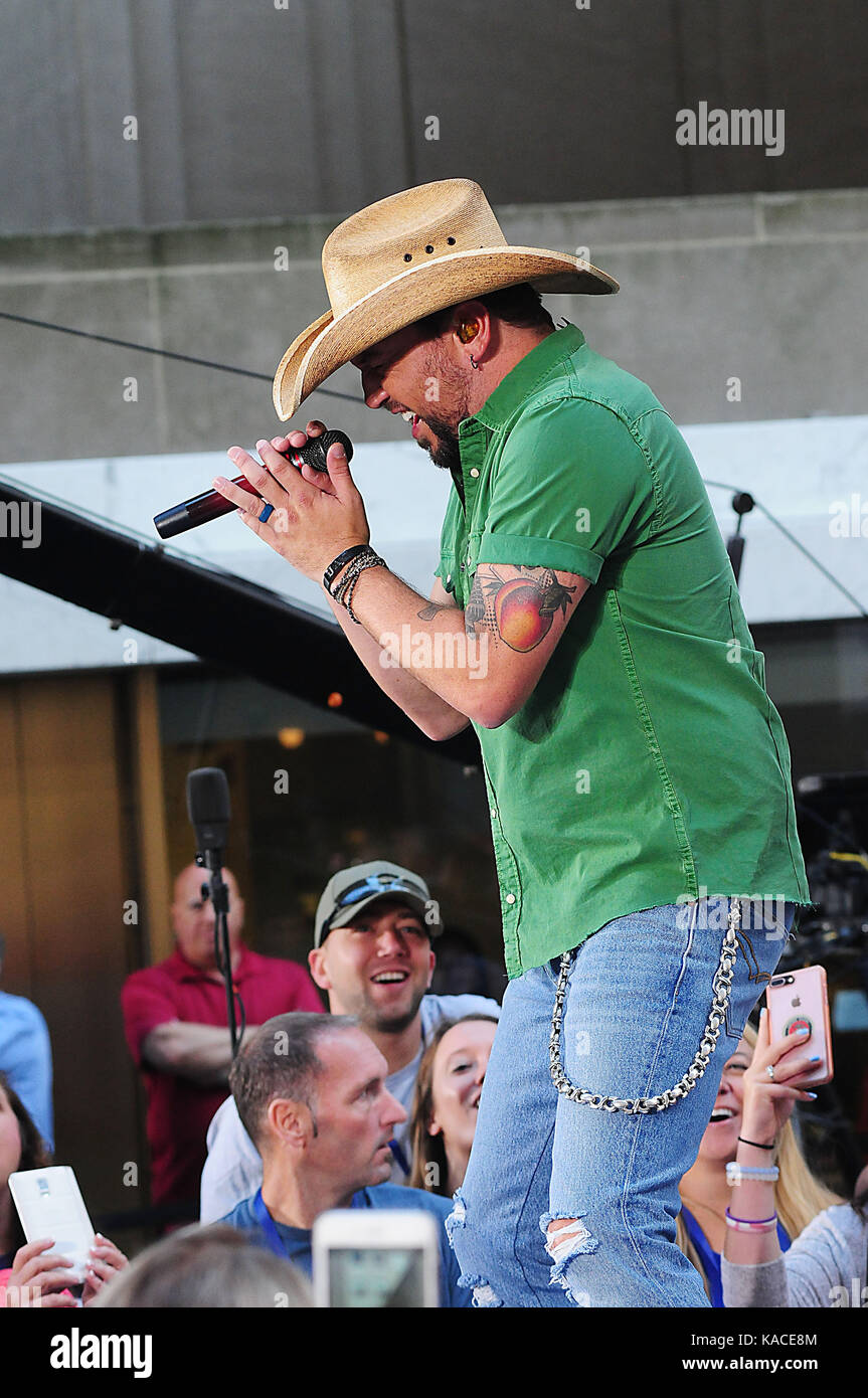 Jason Aldean performs on the 'Today' show concert series Featuring ...