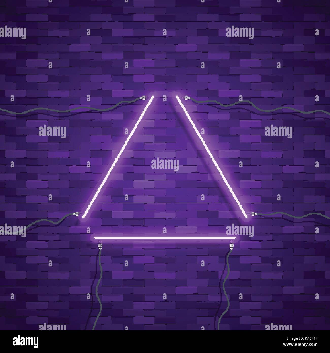 Triangle Border with Light Effects Stock Vector Image & Art - Alamy