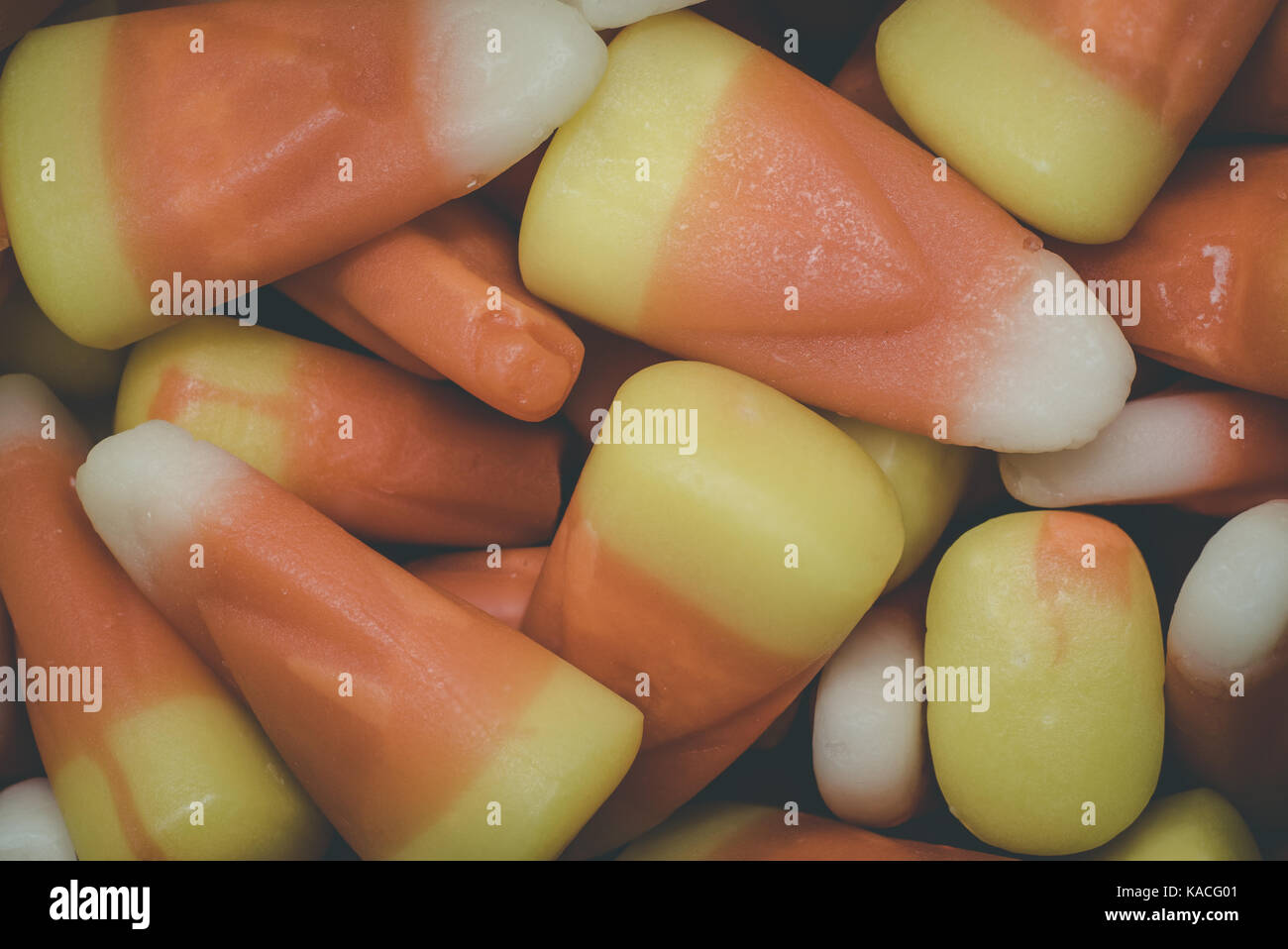 Vintage Candy Corn Closeup Stock Photo - Alamy