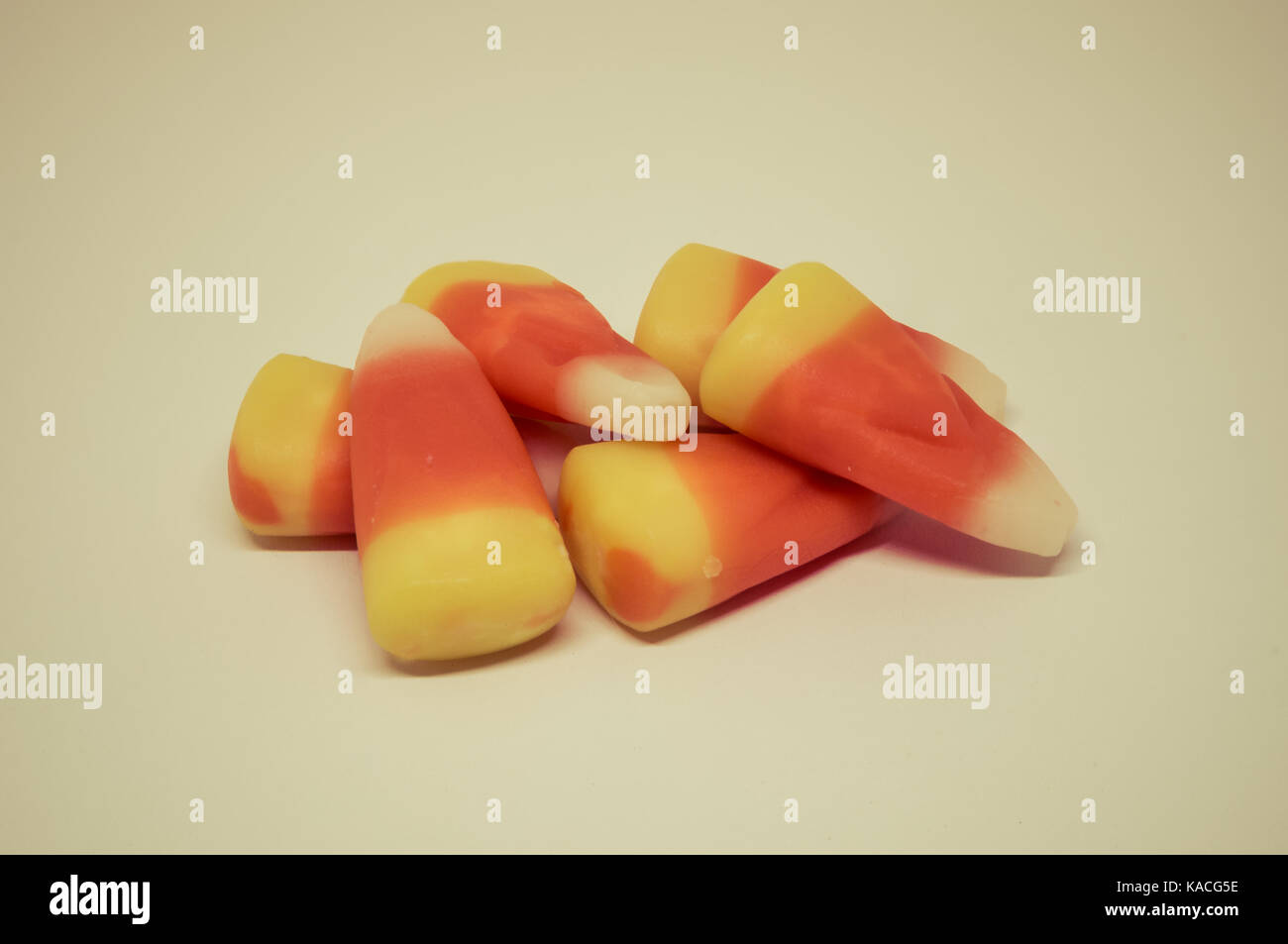 Vintage Look Pile of Candy Corn Stock Photo - Alamy