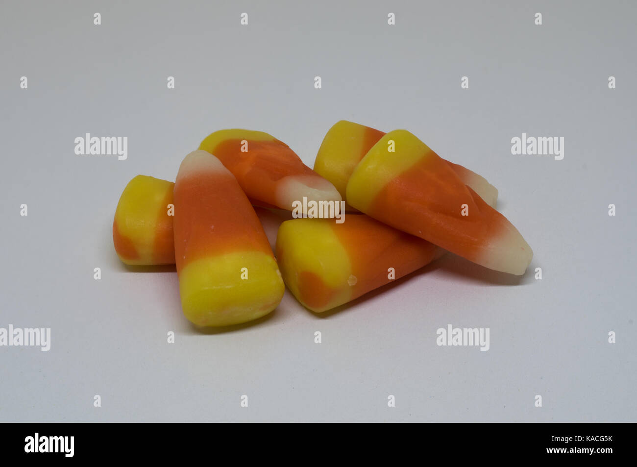 Closeup View of Candy Corn Pile Stock Photo - Alamy