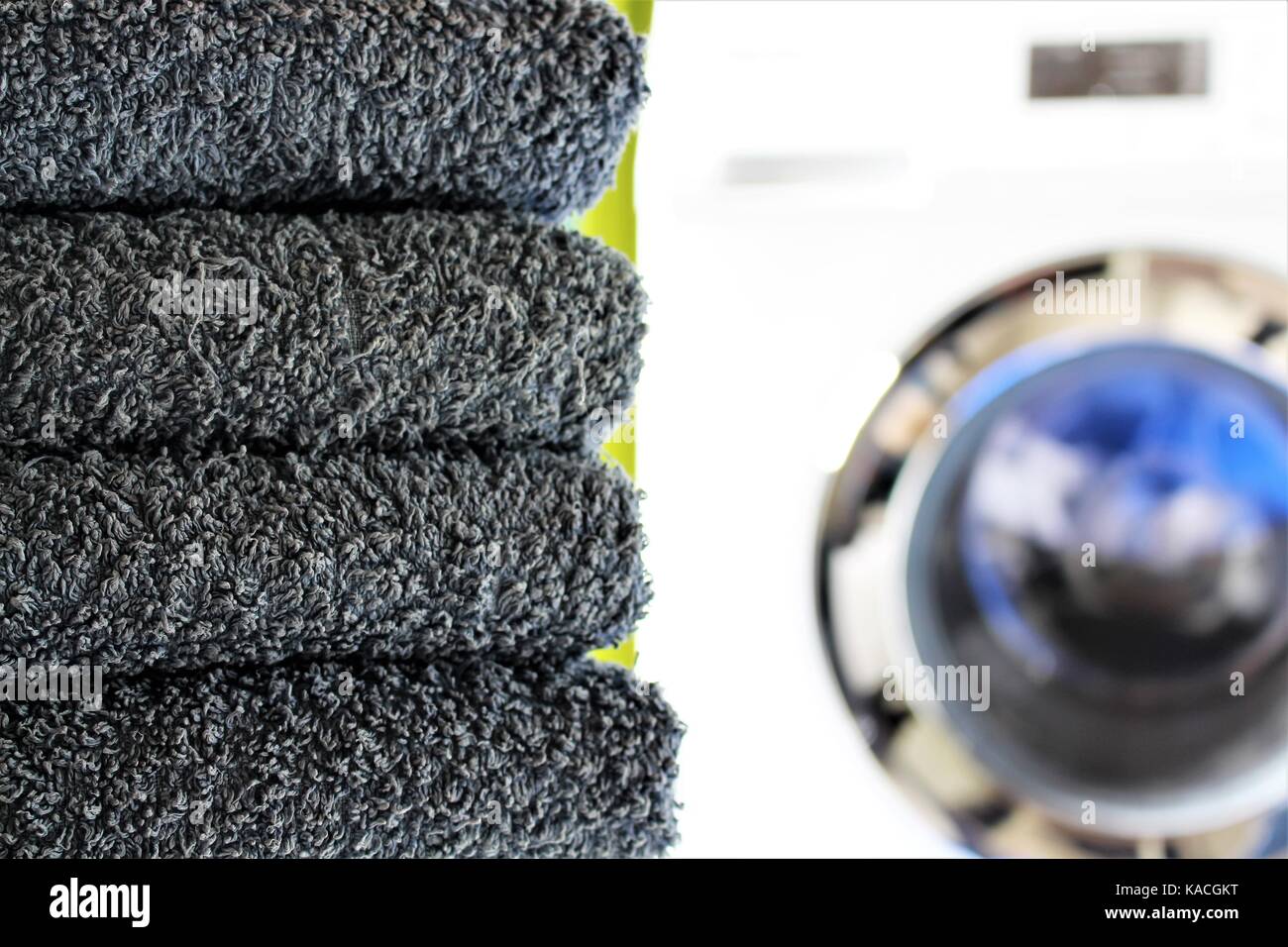 An concept Image of a laundry washing machine Stock Photo - Alamy