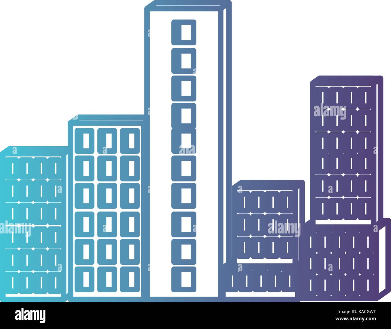 Modern building from glass Stock Vector Images - Alamy