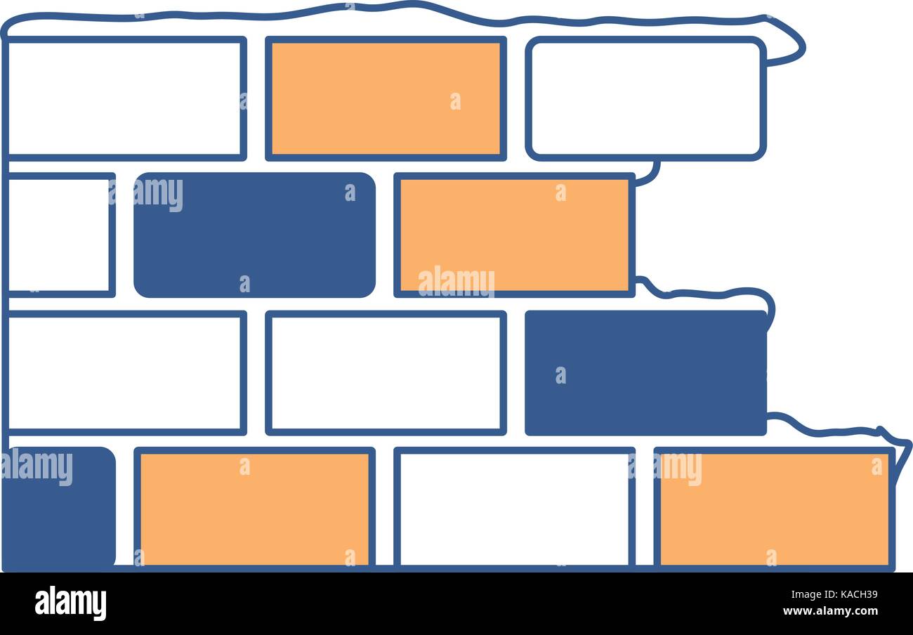Sections of brickwork Stock Vector Images - Alamy