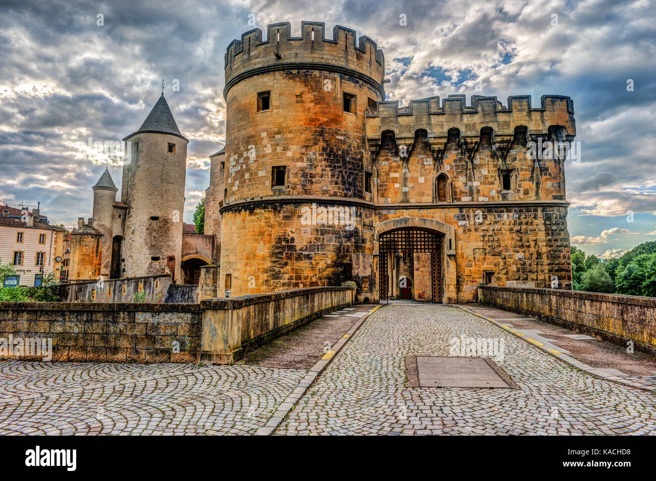 The German s Gate in Metz, France Stock Photo - Alamy
