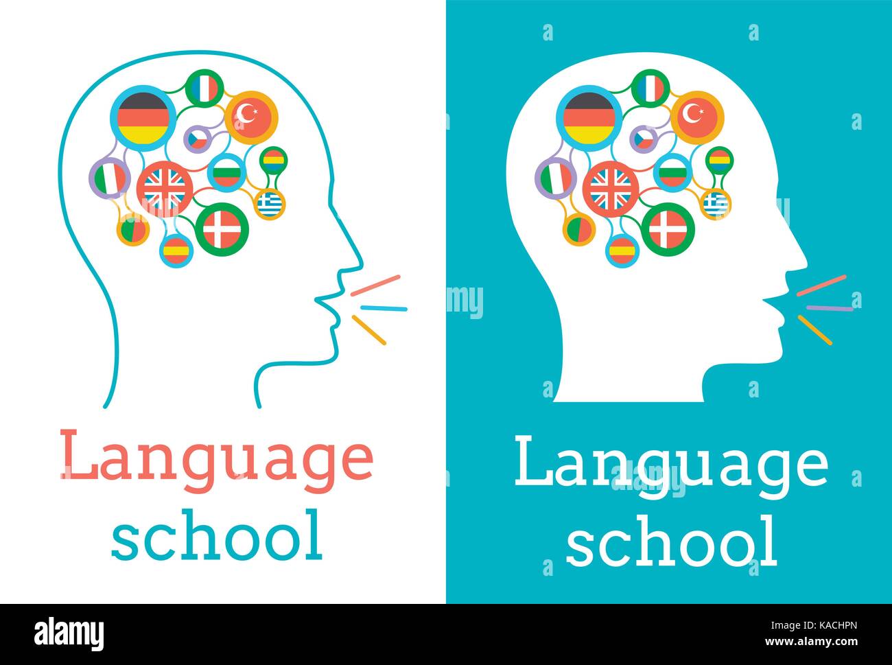 Modern languages school Stock Vector Images - Alamy
