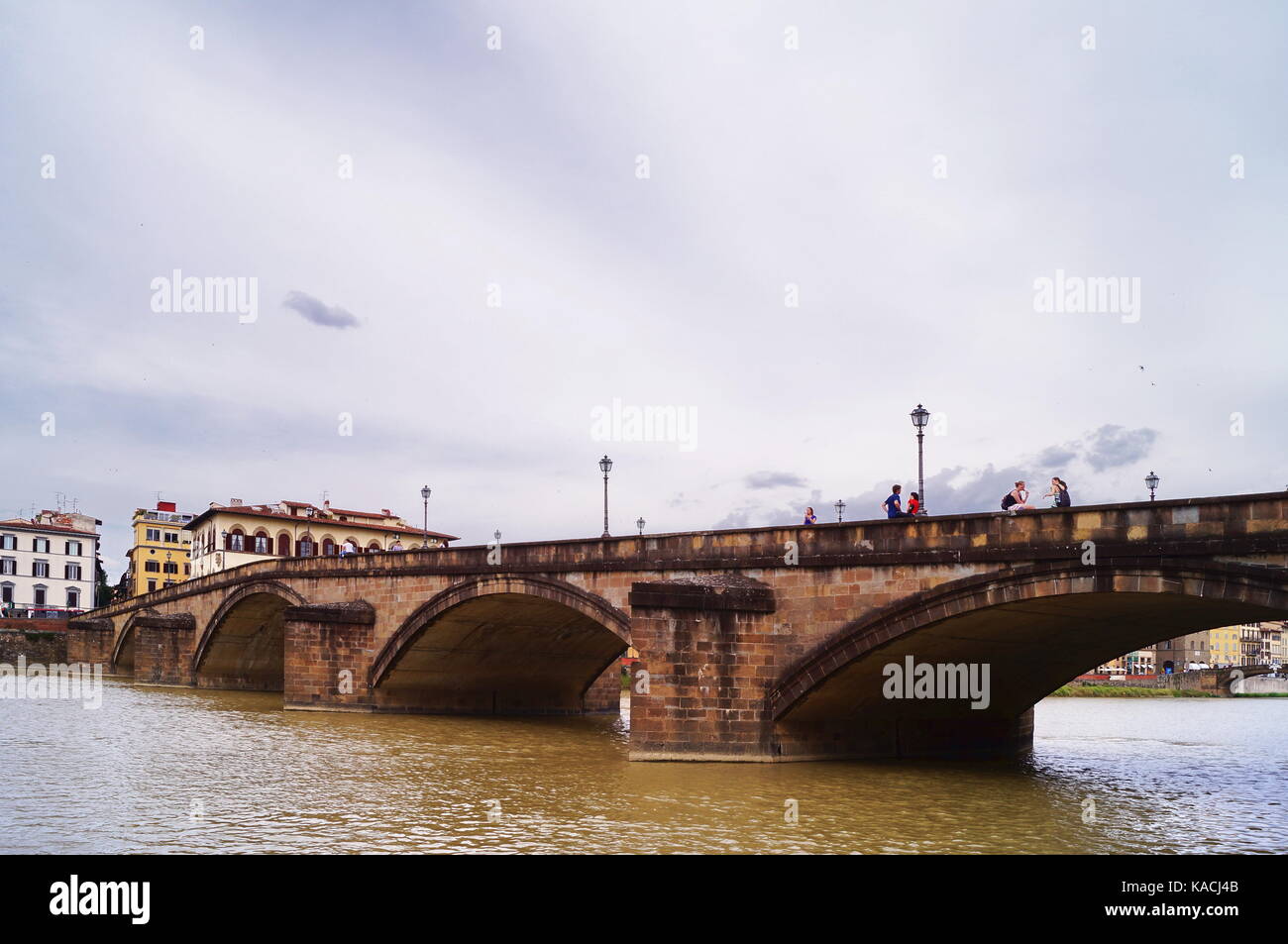 Carraia bridge Florence Italy Stock Photo - Alamy