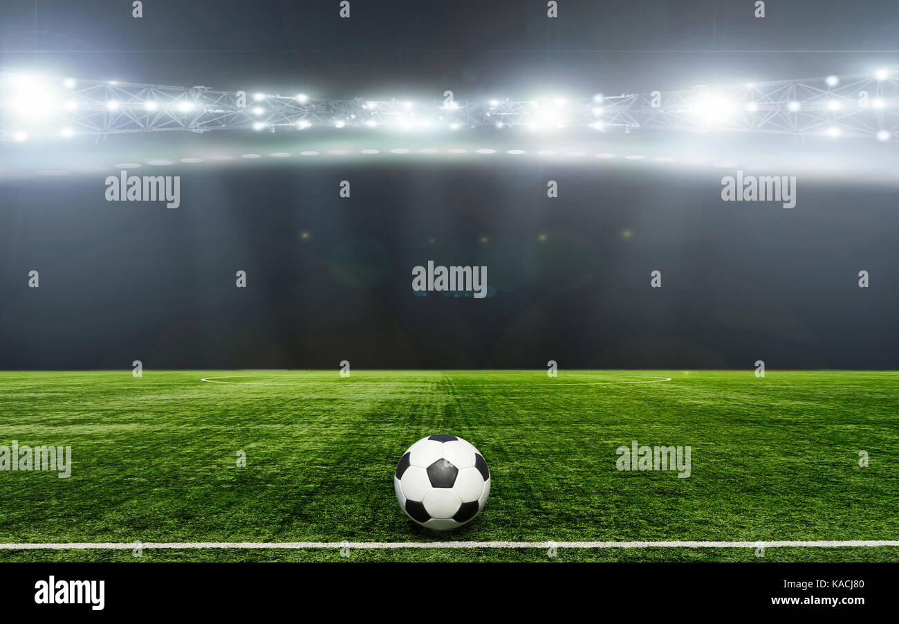 On the stadium. abstract football or soccer backgrounds Stock Photo - Alamy