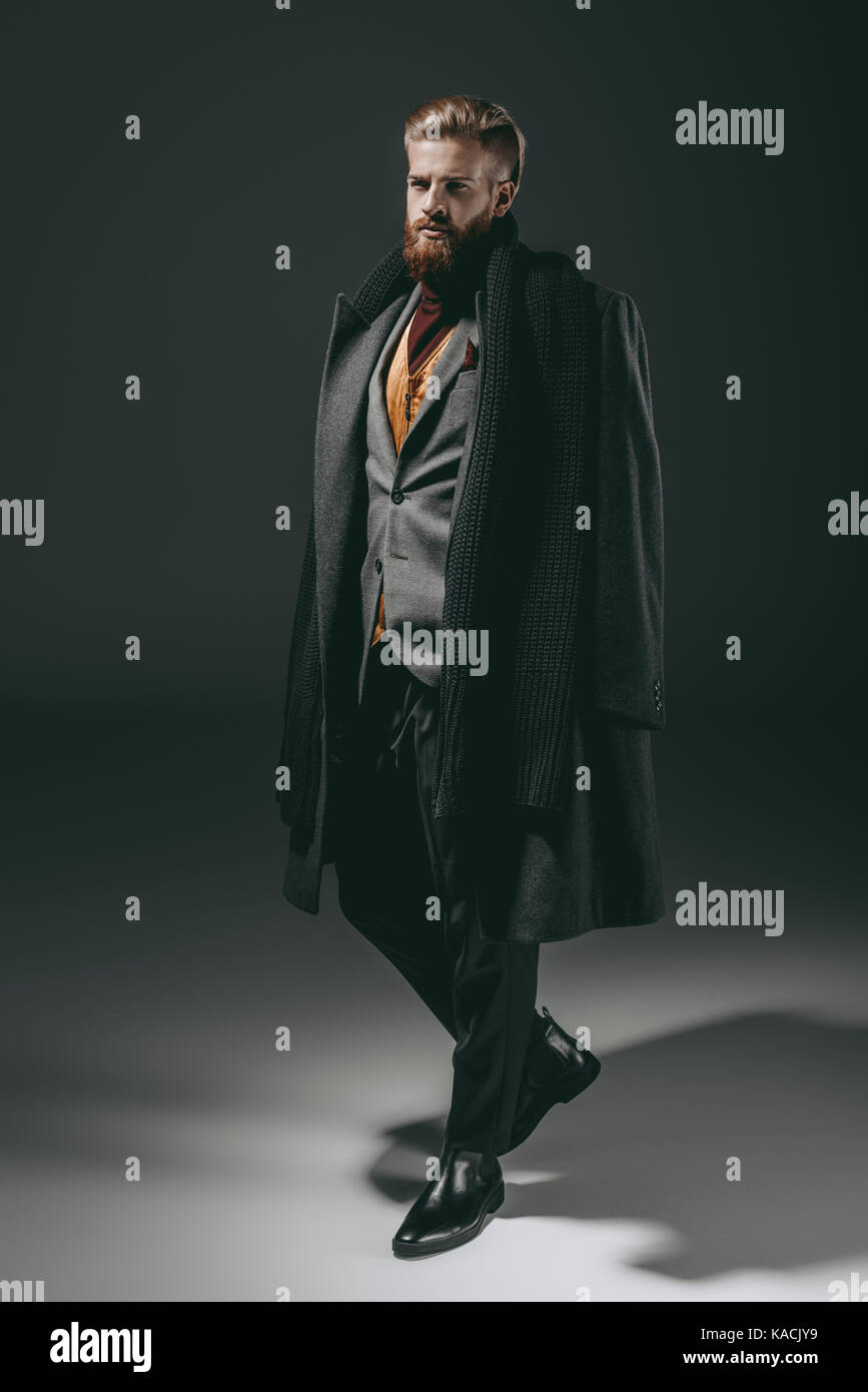 handsome bearded man Stock Photo - Alamy