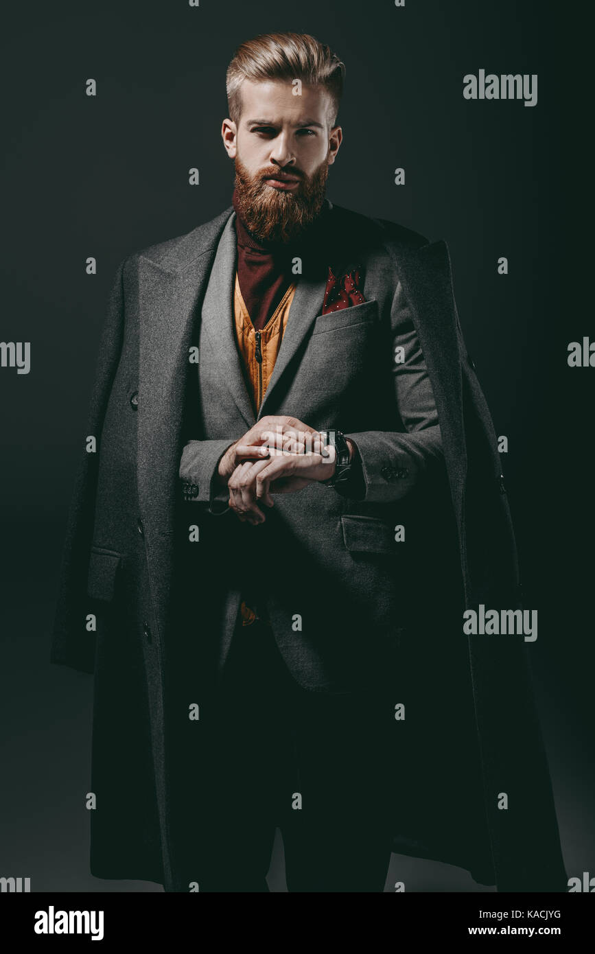 handsome bearded man Stock Photo - Alamy