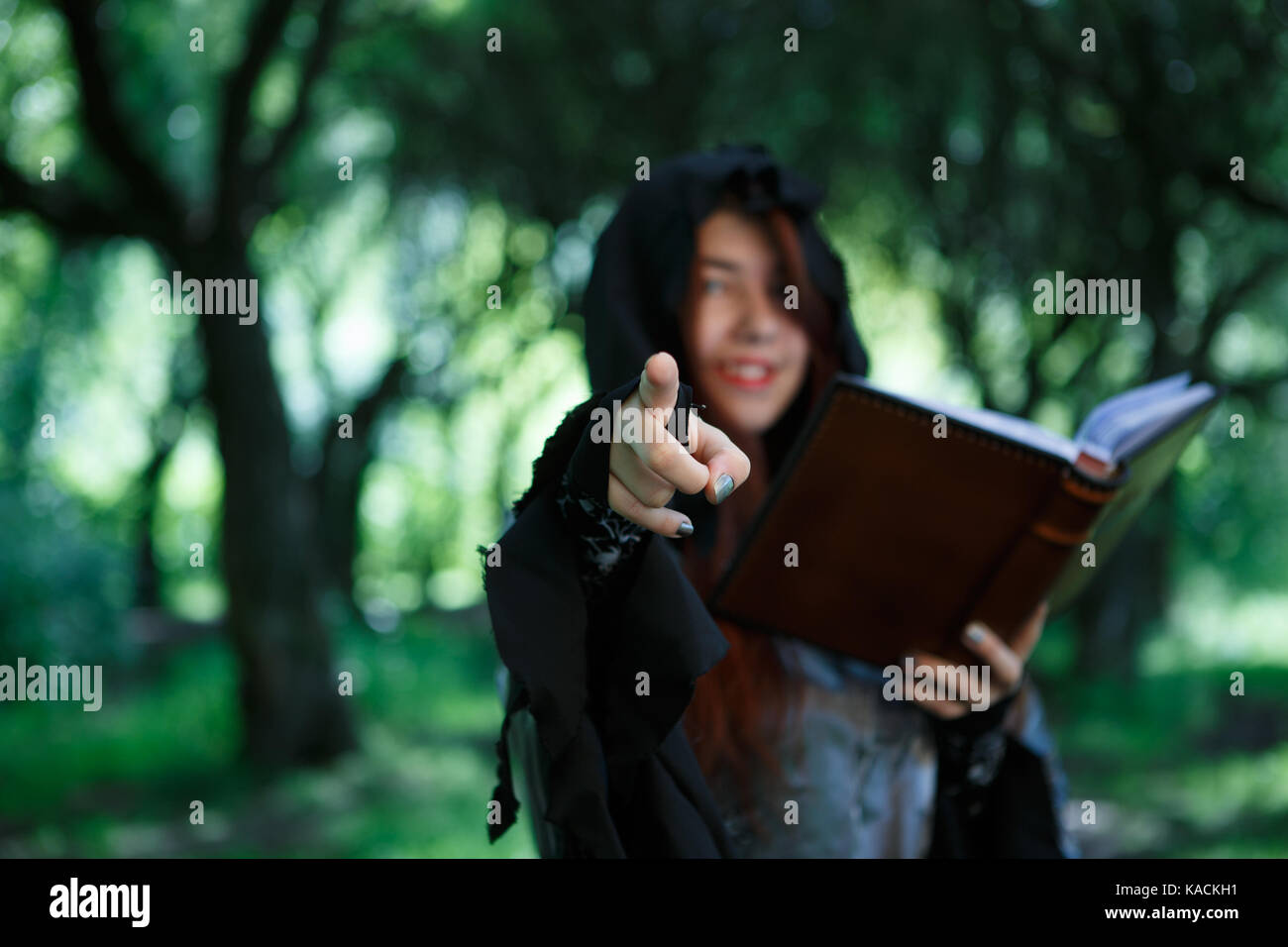 Attractive witch woman showing hi-res stock photography and images - Alamy