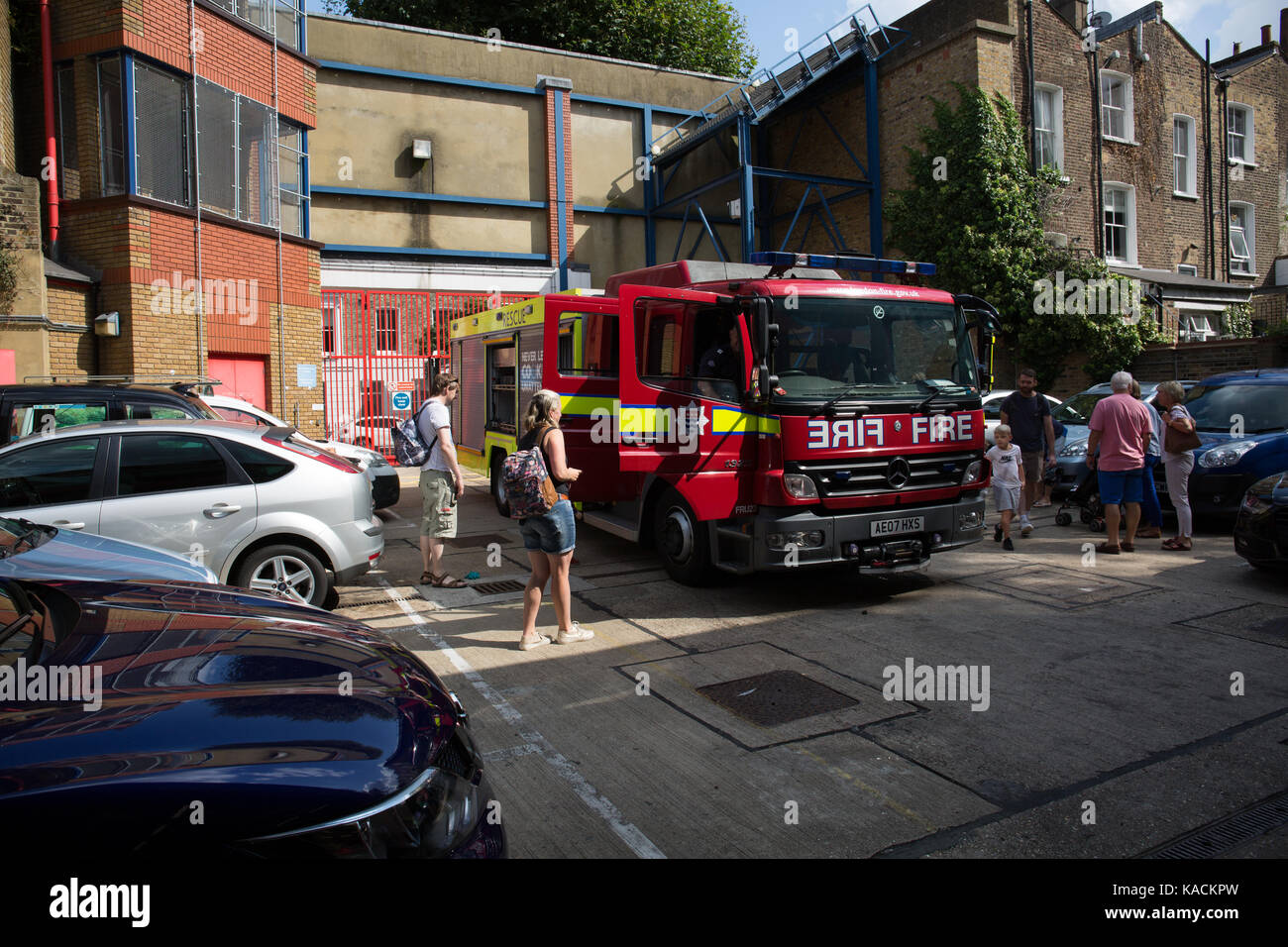 At islington fire station hi-res stock photography and images - Alamy