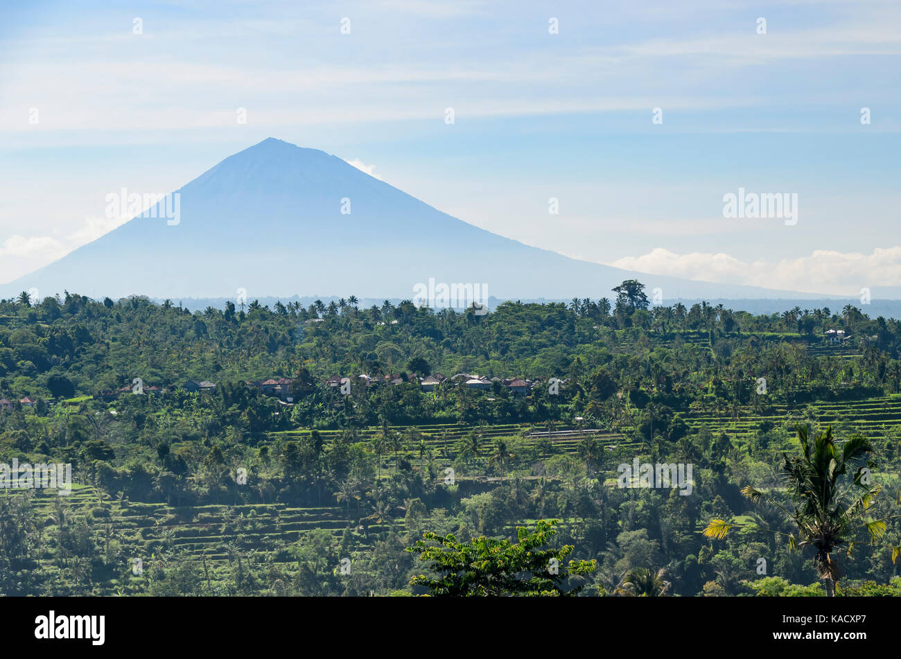 Mount Agung or Gunung Agung is a volcano in Bali in Indonesia, located ...