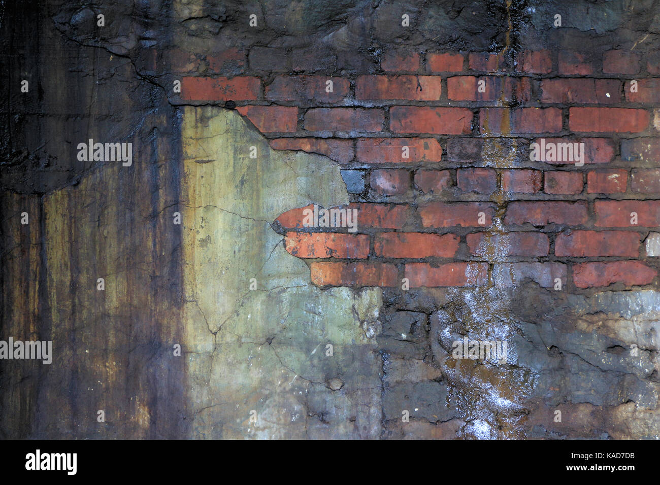 Aging industrial brickwork and parging in E B Eddy paper mill, Ottawa ...