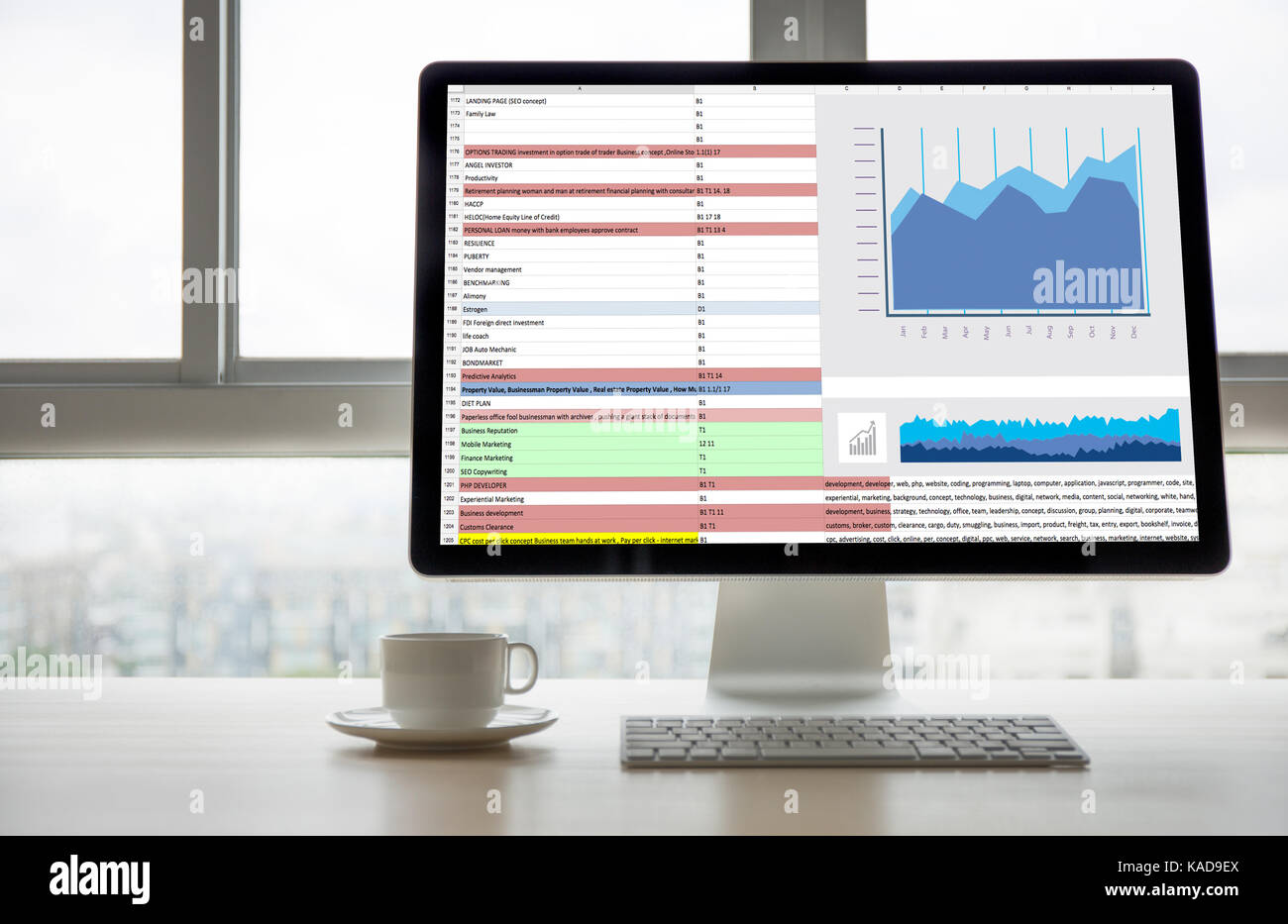 Business Information Technology people work hard Data Analytics ...