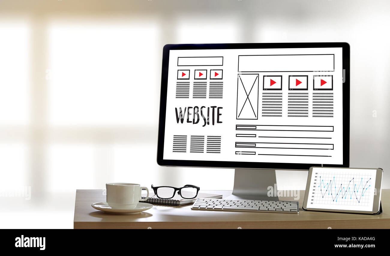 Web Design layout sketch drawing Software Media WWW and Graphic Layout ...