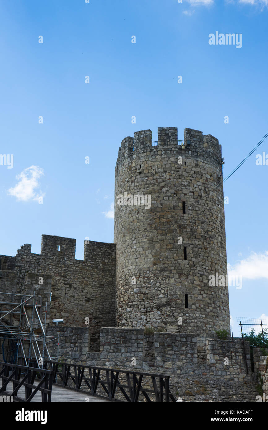 Kalemegdan Fortress entrance, ancient Singidunum, Belgrade, Serbia ...
