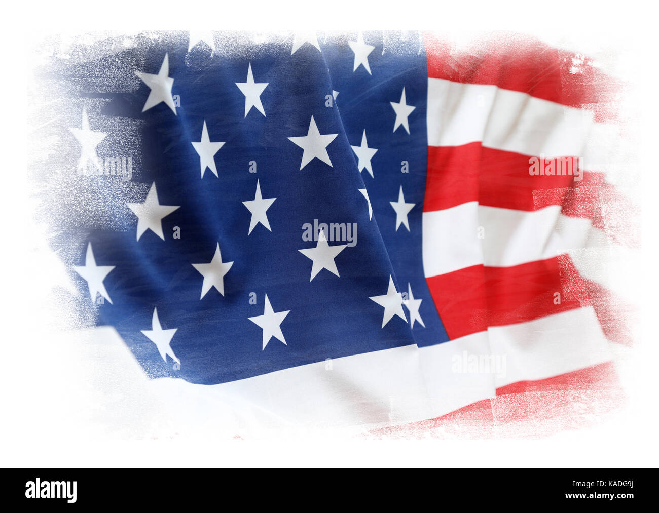 American flag on plain background Stock Photo - Alamy