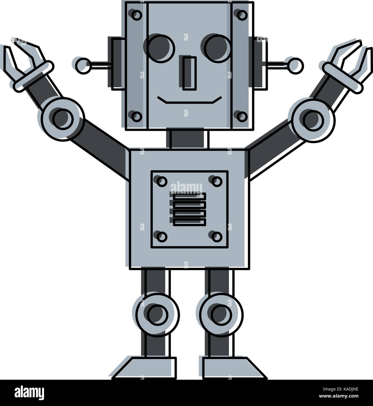 happy robot icon image Stock Vector Image & Art - Alamy