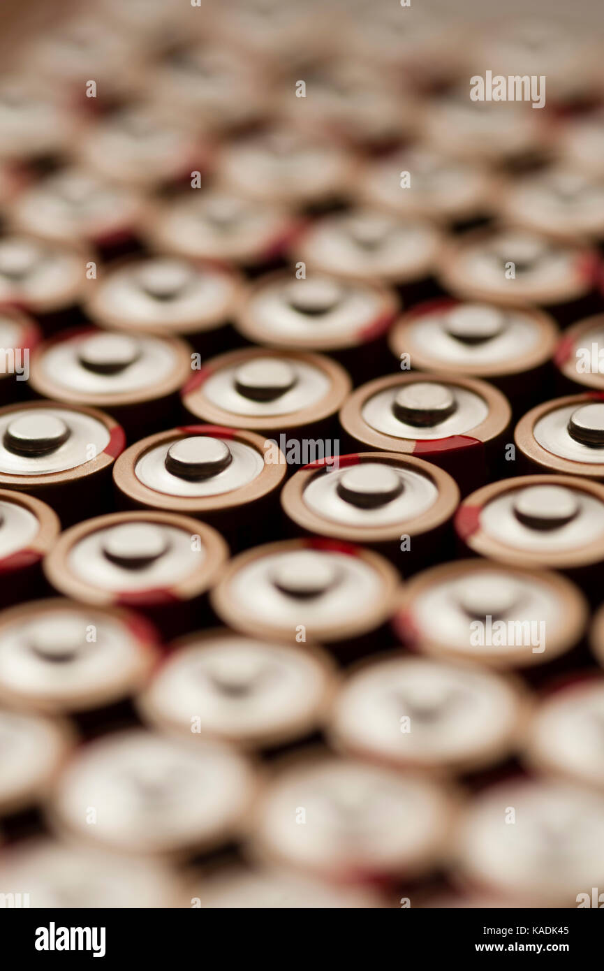 Rows of batteries hi-res stock photography and images - Alamy