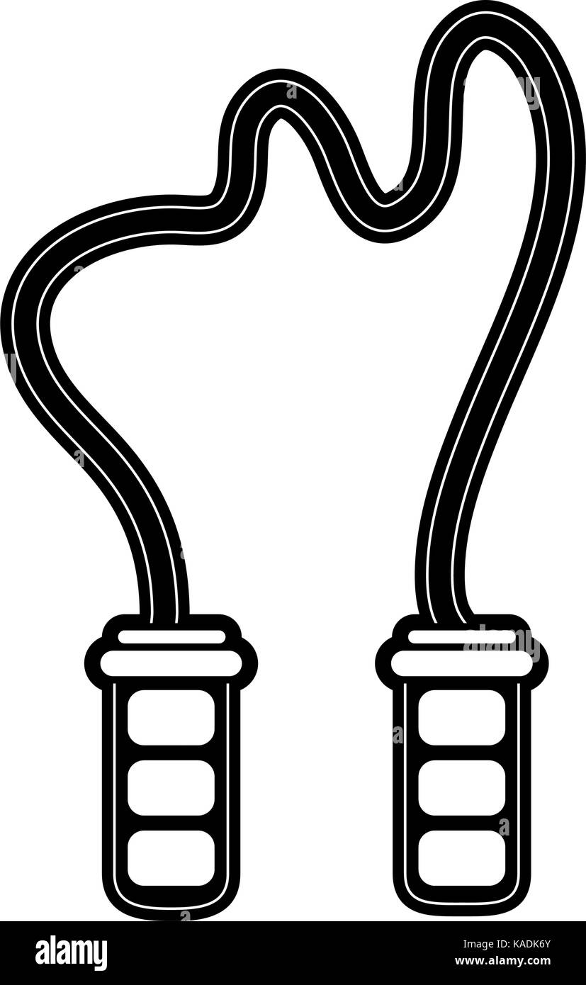 jump rope sports related icon image Stock Vector Image & Art - Alamy