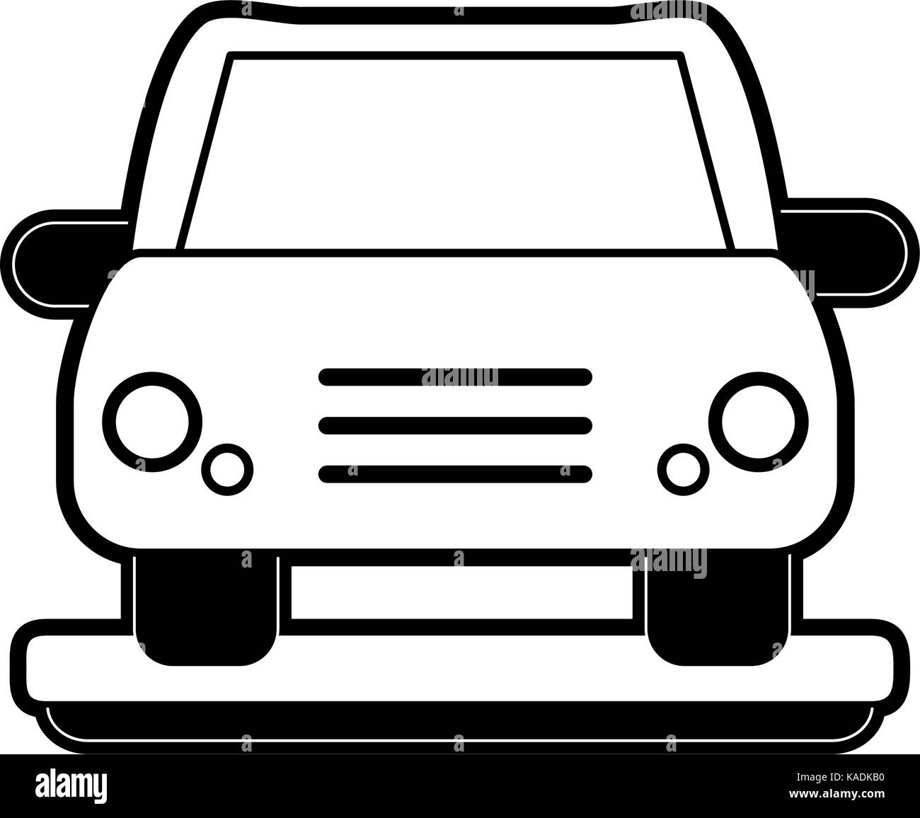 car frontview icon image Stock Vector Image & Art - Alamy