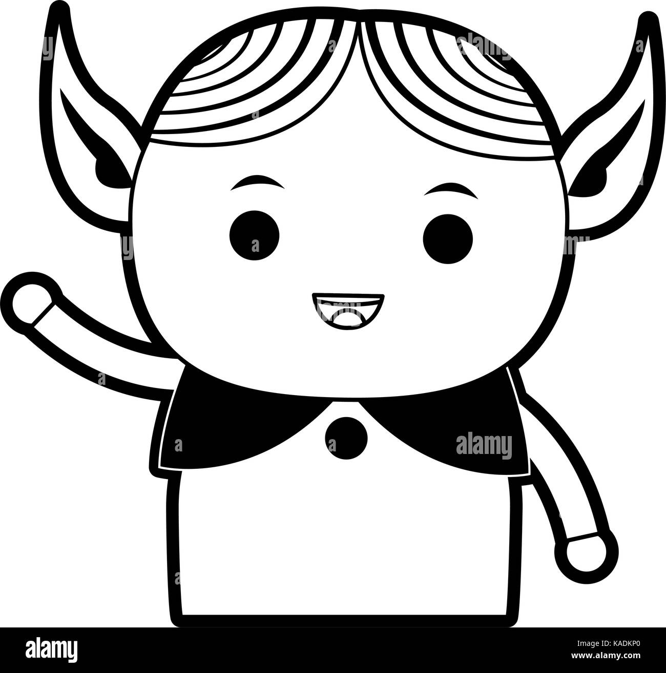 Elf ears Stock Vector Images - Alamy