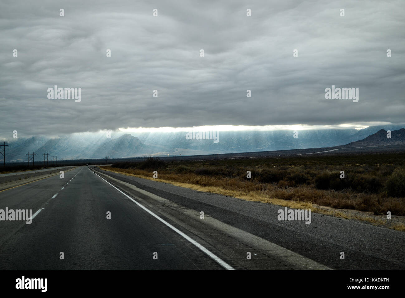 Highway US-70 NM Stock Photo - Alamy