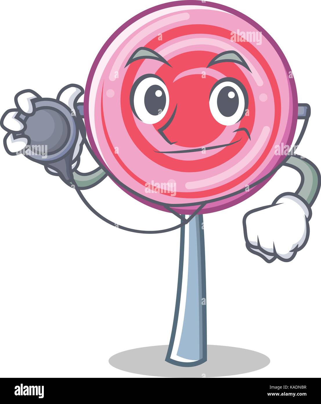 Doctor cute lollipop character cartoon Stock Vector Image & Art - Alamy