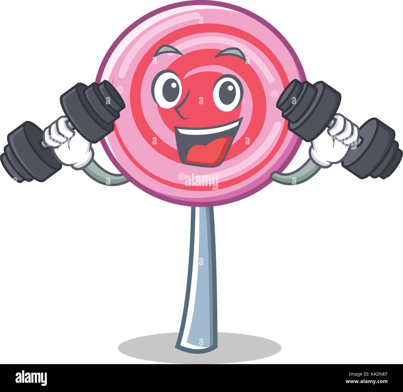Fitness cute lollipop character cartoon Stock Vector Image & Art - Alamy