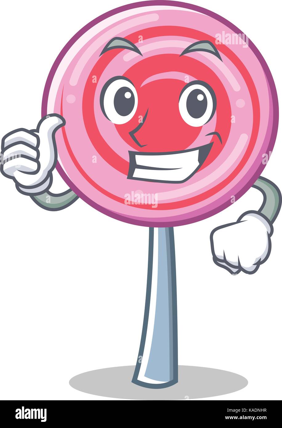 Thumbs up cute lollipop character cartoon Stock Vector Image & Art - Alamy