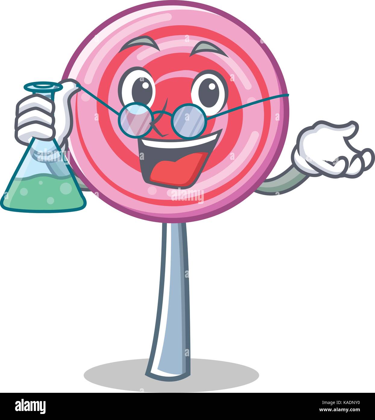 Professor cute lollipop character cartoon Stock Vector Image & Art - Alamy