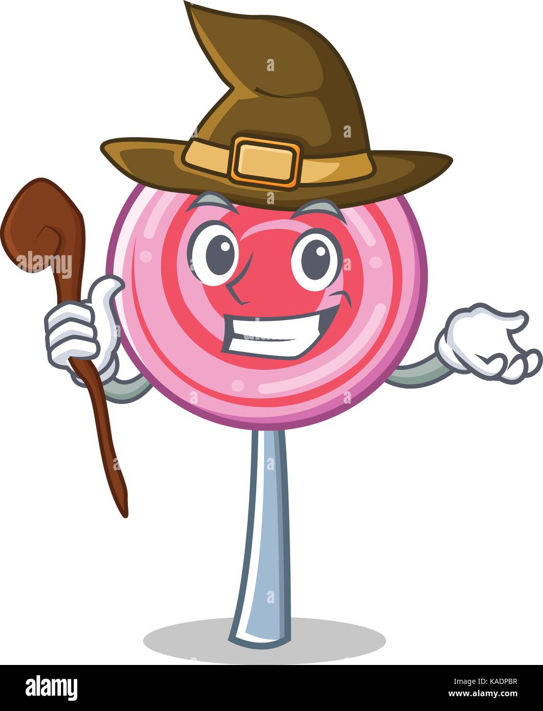 Witch cute lollipop character cartoon Stock Vector Image & Art - Alamy