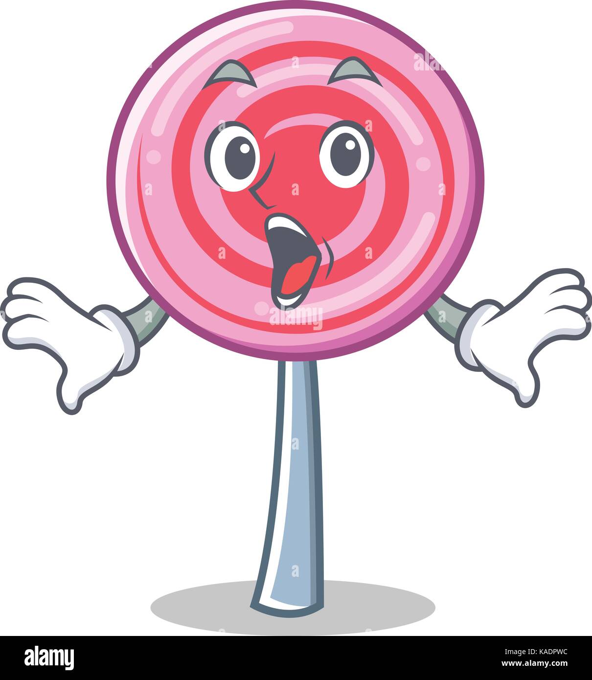 Surprised cute lollipop character cartoon Stock Vector Image & Art - Alamy