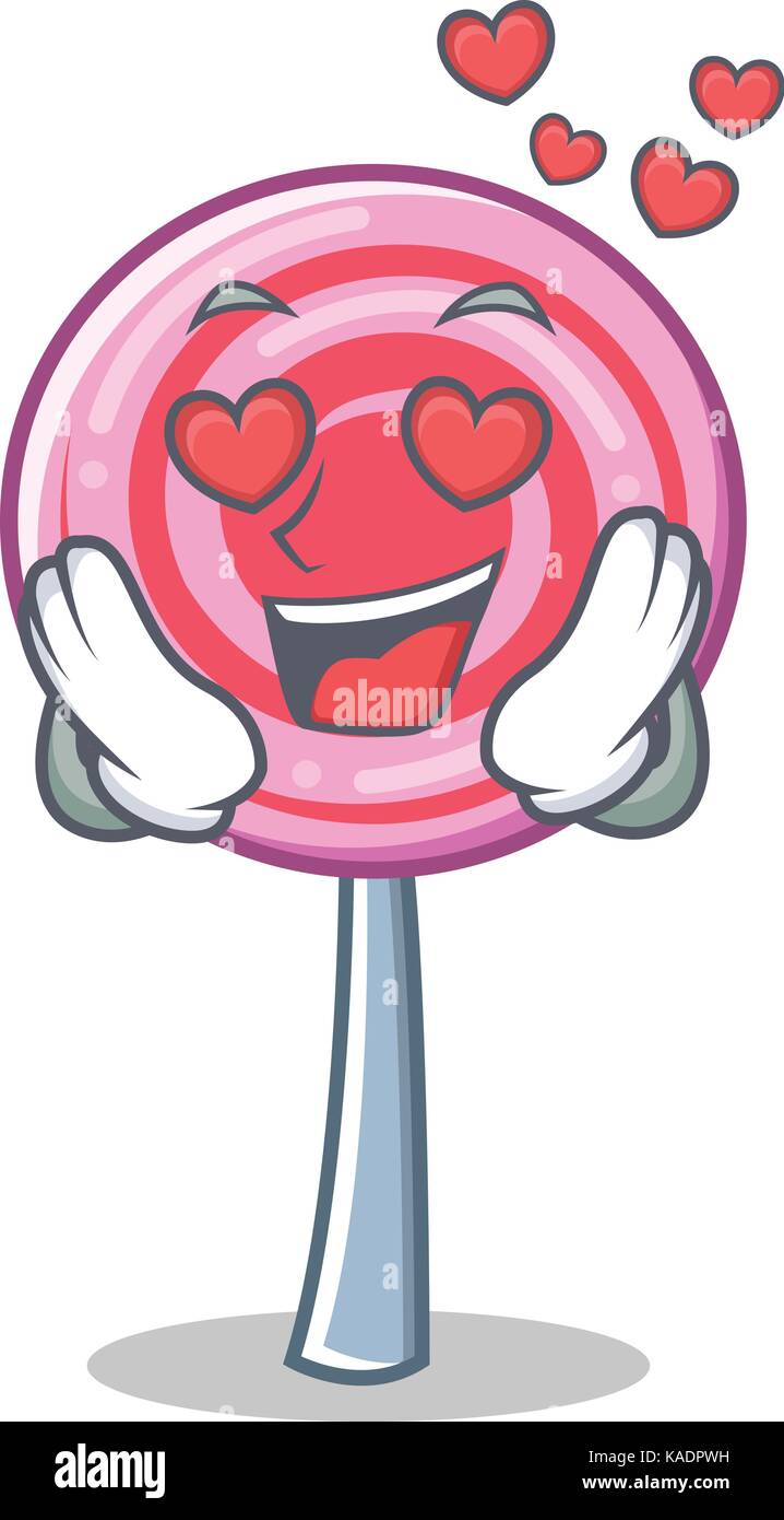 In love cute lollipop character cartoon Stock Vector Image & Art - Alamy